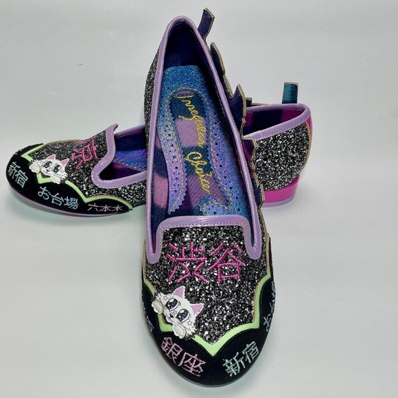 Irregular Choice | Shoes | Irregular Choice Tokyo Skyline Neko Nyan ...